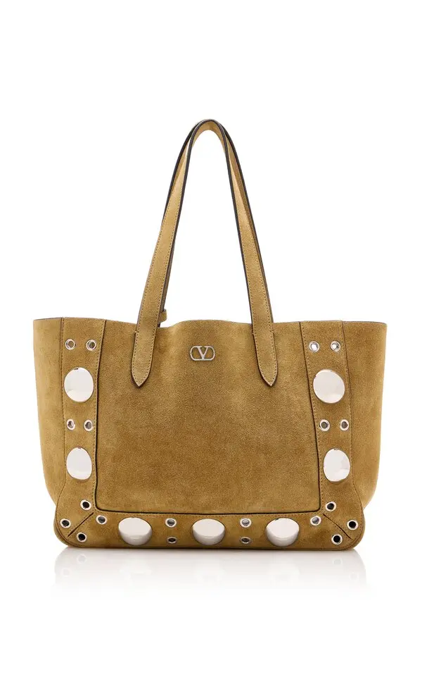 Valentino Garavani Nellcôte Medium Tote Bag - Brown