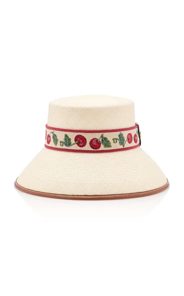 Valentino Garavani Cherryfic Woven Bucket Hat - Neutral