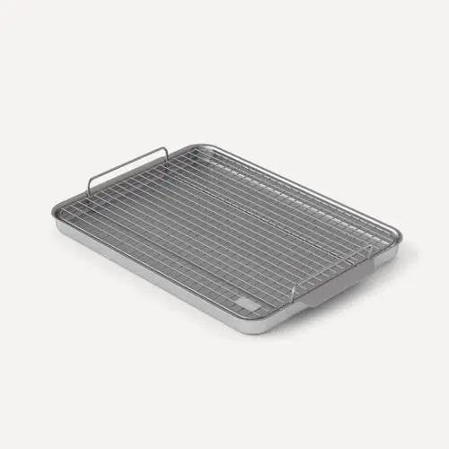 KANA Half Sheet Panoven & Bbqwith Rack - Stainless Steel
