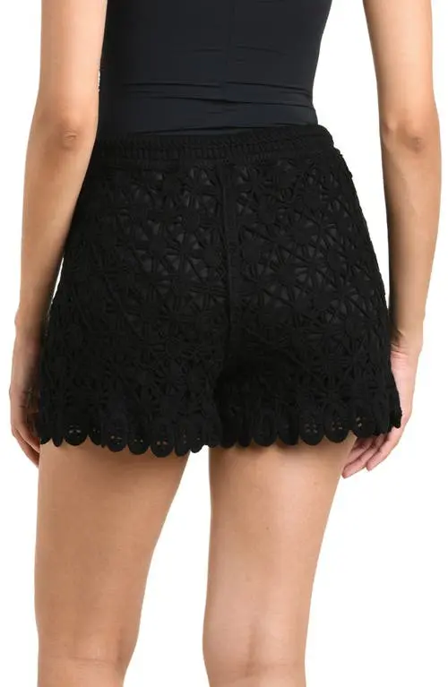 La Blanca Serenity Soutache Cover-up Shorts - Black