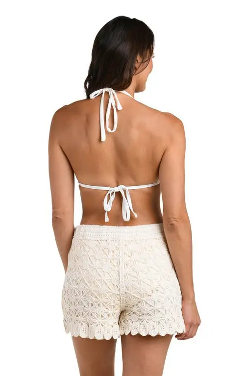 La Blanca Serenity Soutache Cover-up Shorts