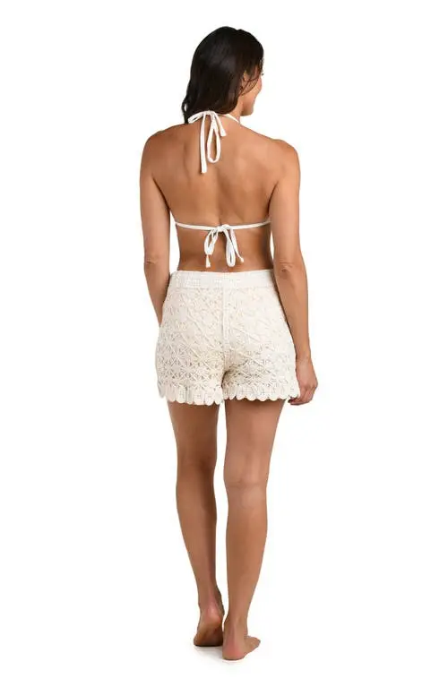 La Blanca Serenity Soutache Cover-up Shorts