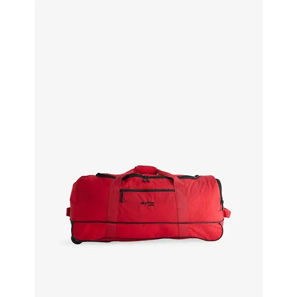 SKYFLITE Folding Wheeled Woven Duffle Bag