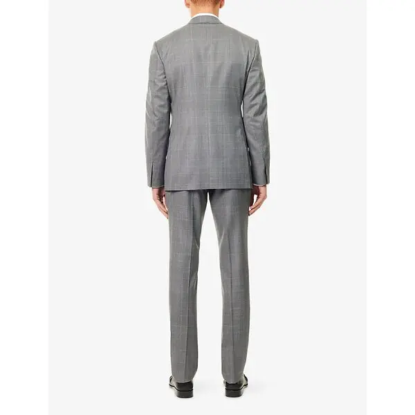TOM FORD Shelton Check Single-breasted Wool Suit