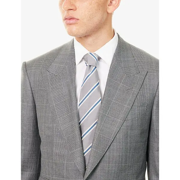 TOM FORD Shelton Check Single-breasted Wool Suit