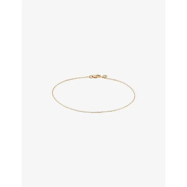 Monica Vinader Super Fine 14ct White-gold Chain Bracelet - Yellow Gold