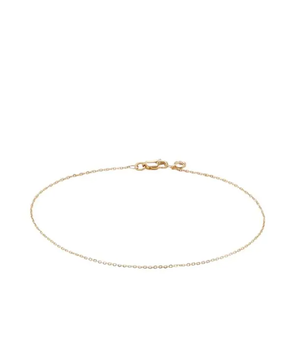 Monica Vinader Super Fine 14ct White-gold Chain Bracelet - Yellow Gold