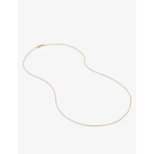 Monica Vinader Super Fine 14ct Yellow-gold Chain Necklace - Yellow Gold