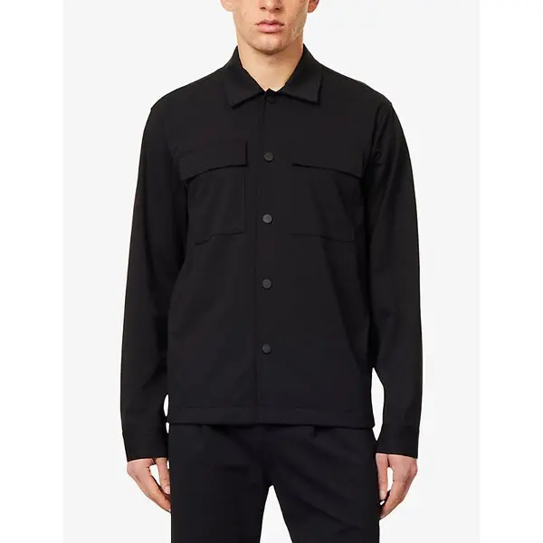 7 For All Mankind Patch-pocket Woven Overshirt