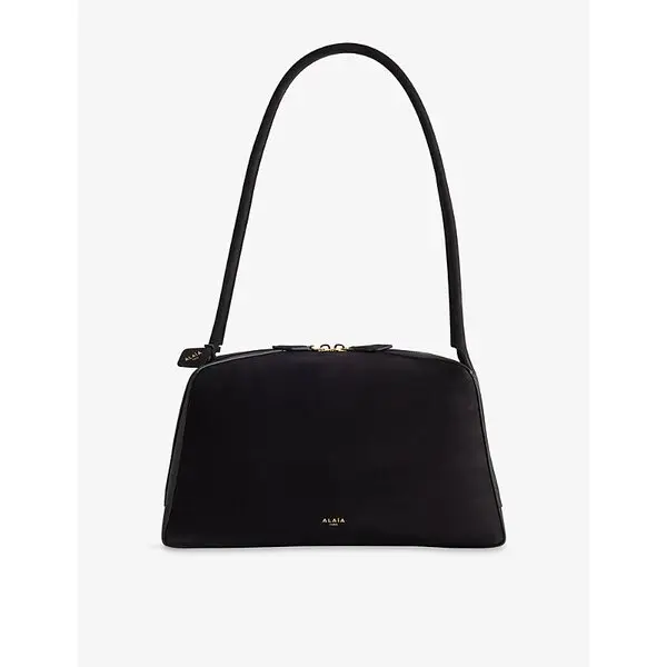 Alaïa Le Bouledogue Leather Shoulder Bag - Noir