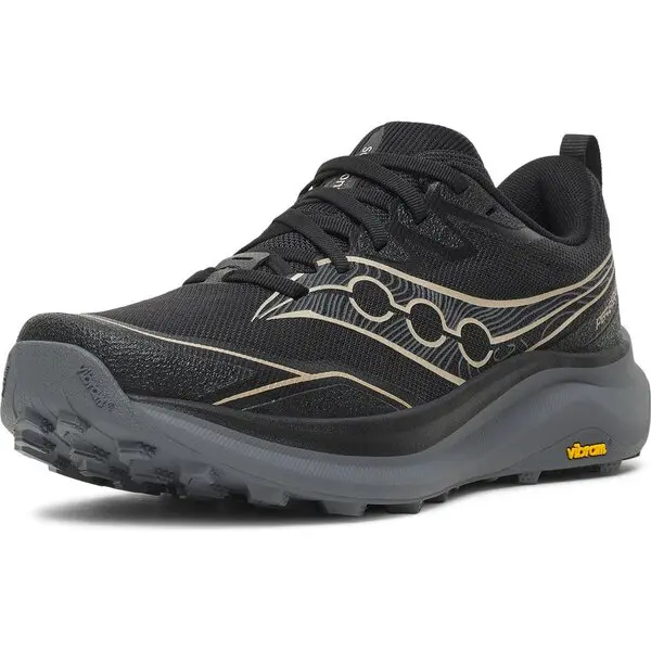 Saucony Peregrine 16 Trail Shoe - Black/carbon