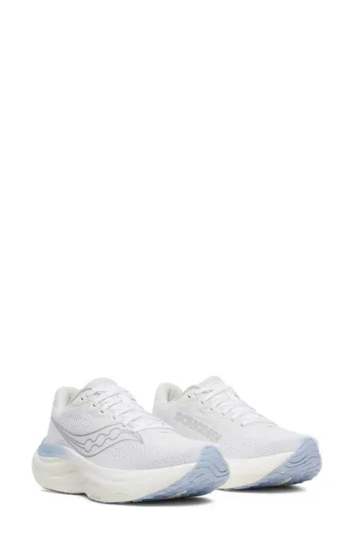 Saucony Ride 19 Running Shoe - White/ivory