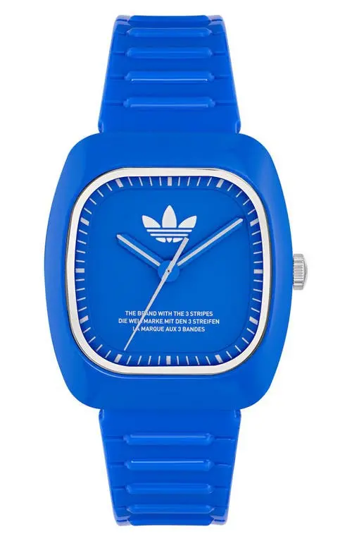 Adidas Retro Wave Bio-resin Strap Watch - Blue