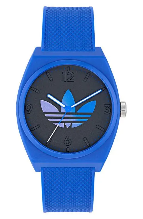 Adidas Project Two Resin Strap Watch - Blue