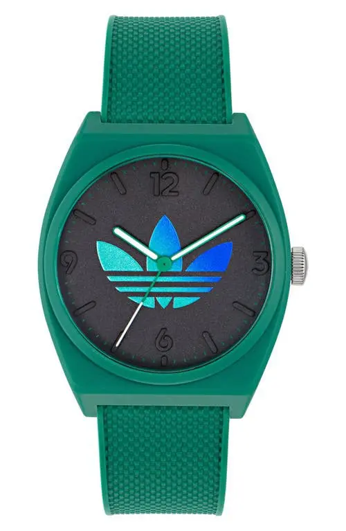 Adidas Project Two Resin Strap Watch - Green