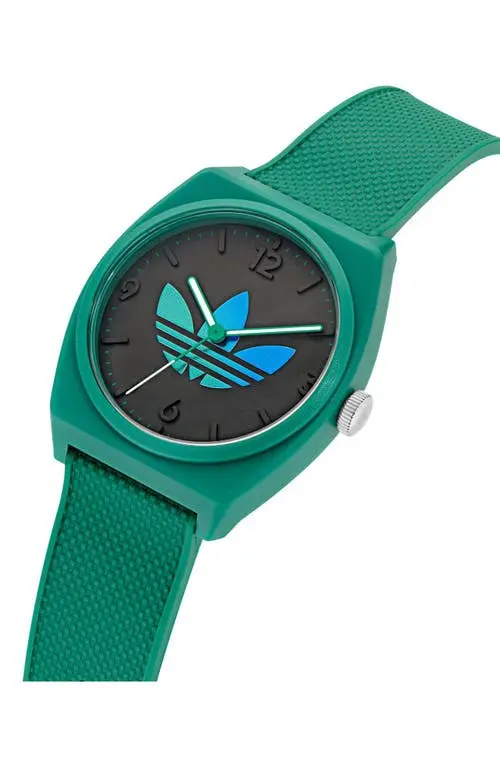 Adidas Project Two Resin Strap Watch - Green
