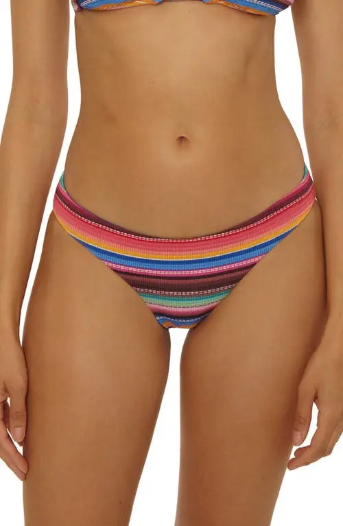 BECCA® By Rebecca Virtue Vallarta Reversible Hipster Bikini Bottoms - Blue Multi