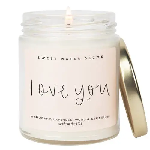 SWEET WATER DECOR Valentine's Day Candles - Love You