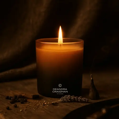 DEANDRA CRAIGMAN STUDIOS Black Pepper & Bergamot Candle & Playlist