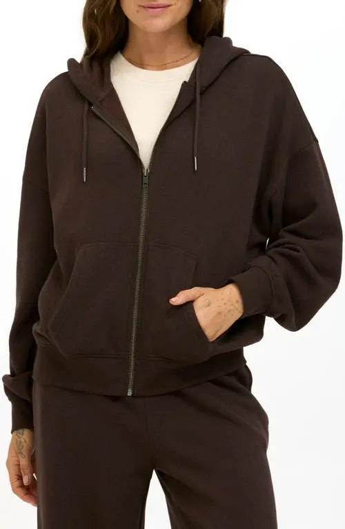 THREADS 4 THOUGHT Corissa Oversized Fleece Hoodie - Cocoa