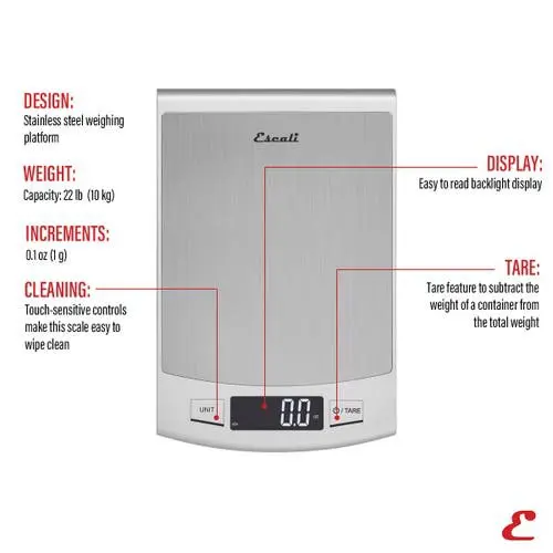 ESCALI Passo High Capacity Digital Scale