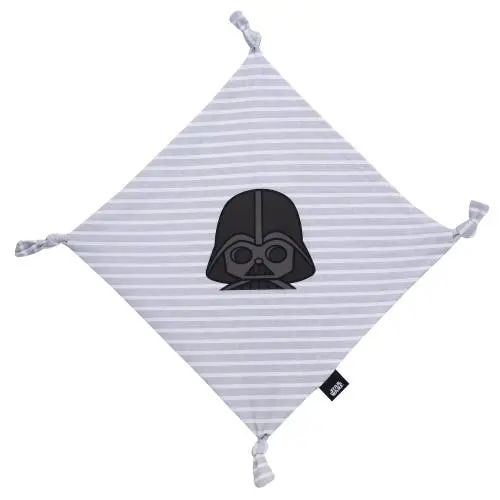 LAMBS & IVY Star Wars Darth Vader Cotton Jersey Security Blanket/lovey - Gray