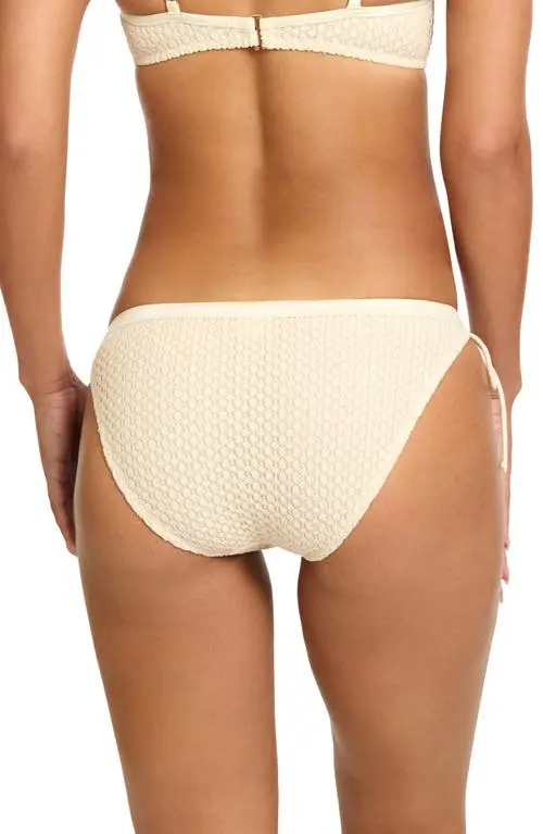 Robin Piccone Fishnet Side Tie Bikini Bottoms