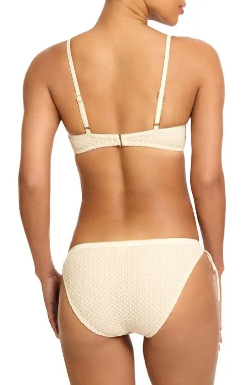 Robin Piccone Fishnet Side Tie Bikini Bottoms