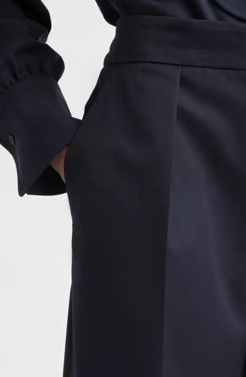 Victoria Beckham Tailored Wool Blend Bermuda Shorts
