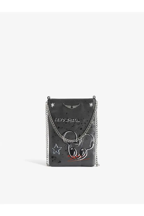 Zadig&Voltaire Rock Phone Pouch - Grey