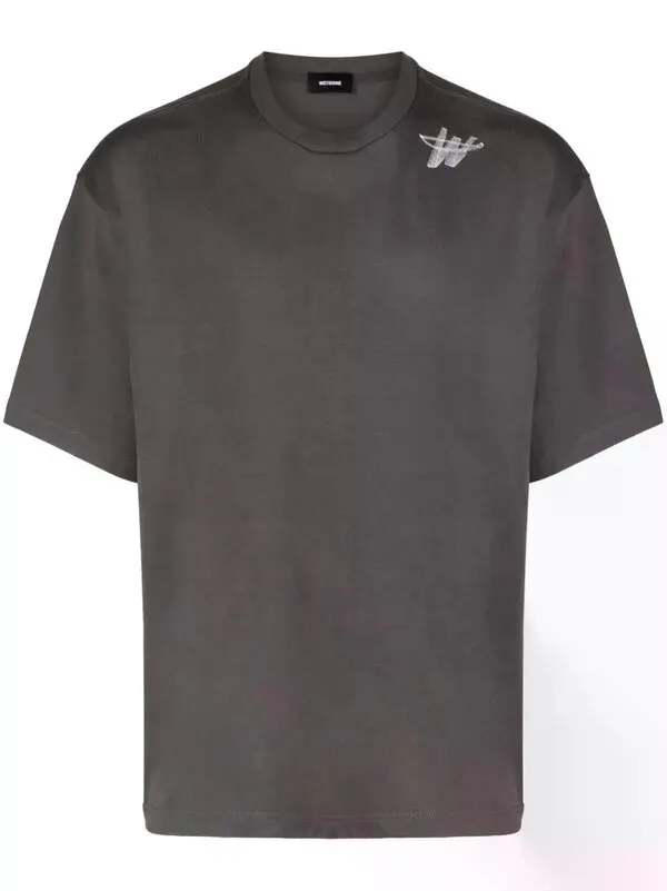We11Done Drop-shoulder Cotton T-shirt