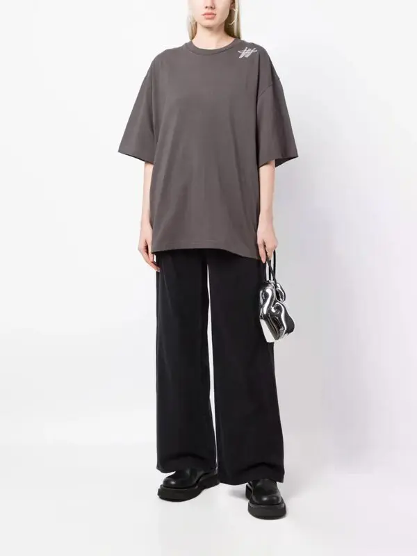We11Done Drop-shoulder Cotton T-shirt