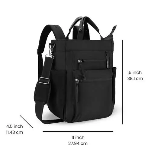 SHERPANI Soleil Anti-theft Convertible Backpack - Carbon