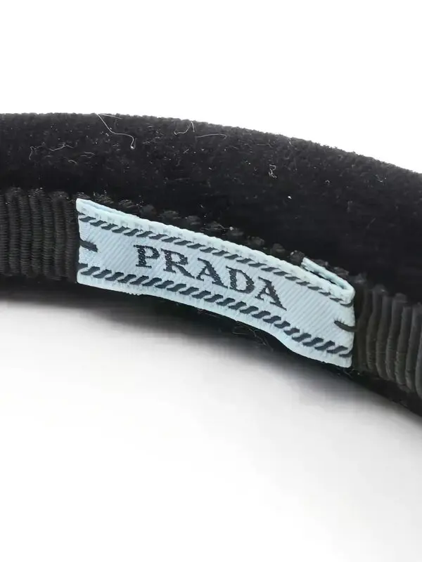 Prada 2010s Logo Headband