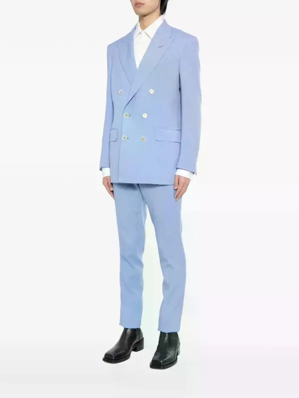 TOM FORD Double-breasted Blazer - Blue