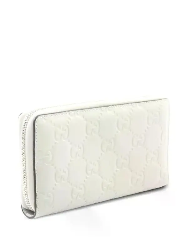Gucci 2010s Logo-debossed Wallet - Grey