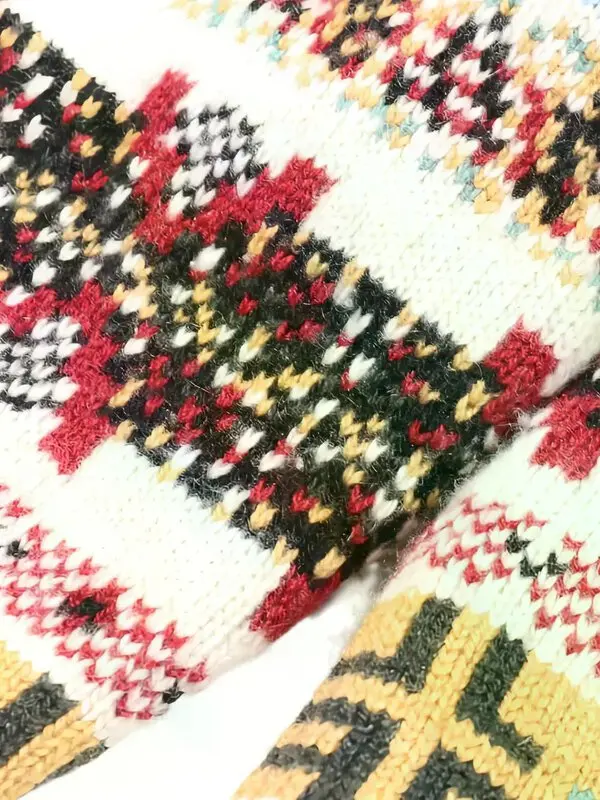 Hermès Knit High Neck Patterned Sweater