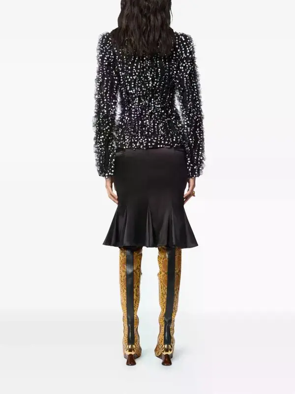 Nina Ricci Embroidered Polka Dot Jacket