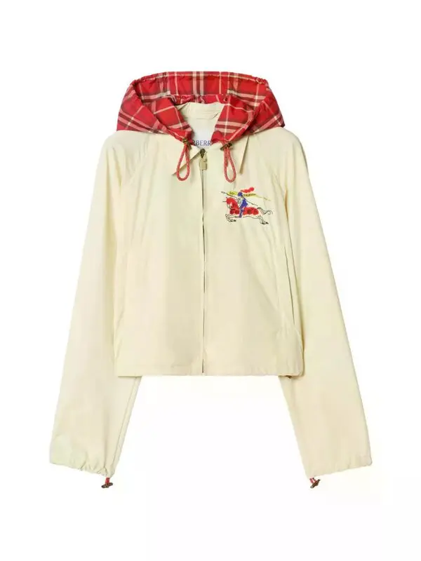 Burberry Cropped Hooded Jacket
