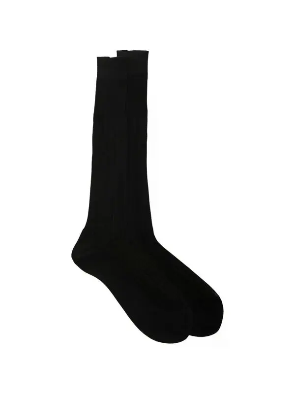 Zegna Logo-print Socks - Grey