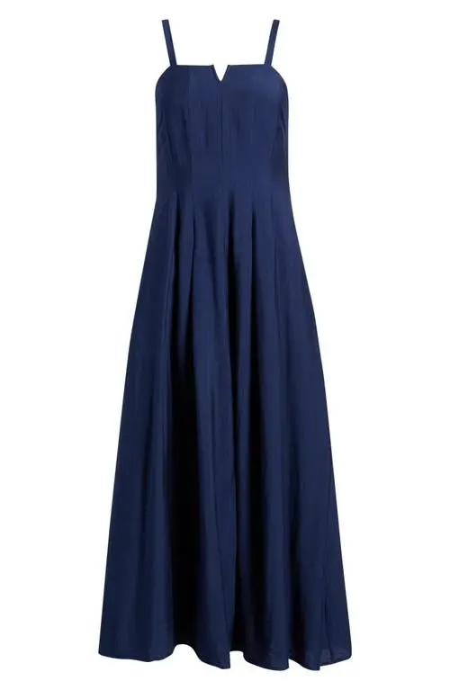 CIEBON Carisa Sleeveless Flare Maxi Dress - Navy