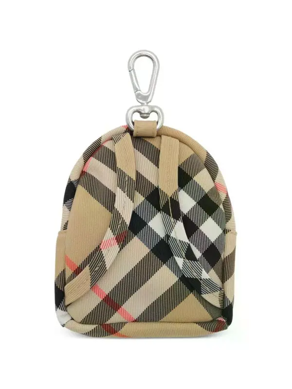 Burberry Check Backpack Charm