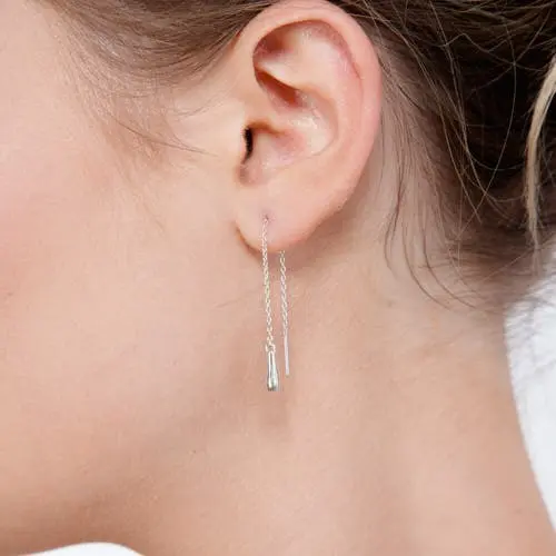 LUCY QUARTERMAINE Short Feeder Drop Earrings