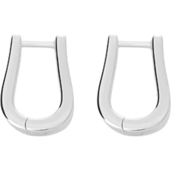LUCY QUARTERMAINE Petal Hoops - Sterling Silver