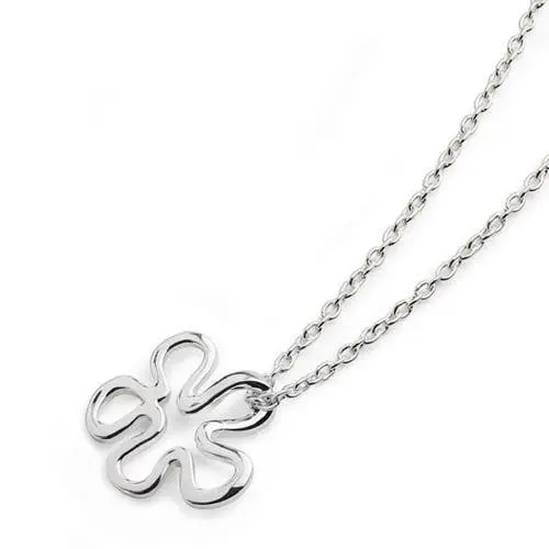 LUCY QUARTERMAINE Open Splash Silver Pendant - Sterling Silver