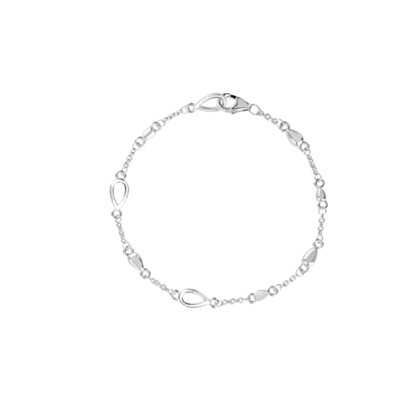 LUCY QUARTERMAINE Station Petal Bracelet - Sterling Silver