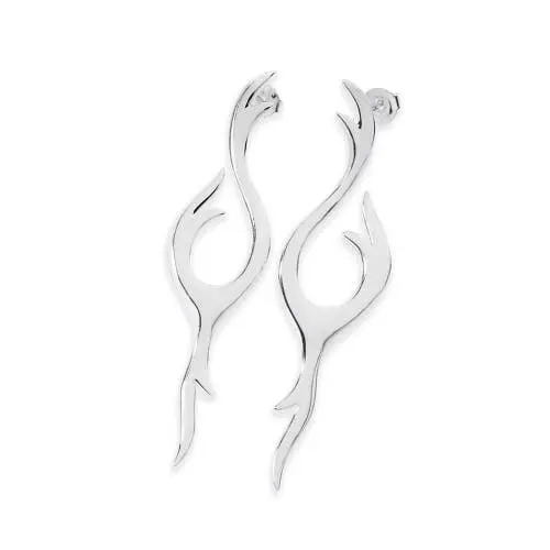 LUCY QUARTERMAINE Air Drop Earrings - Sterling Silver