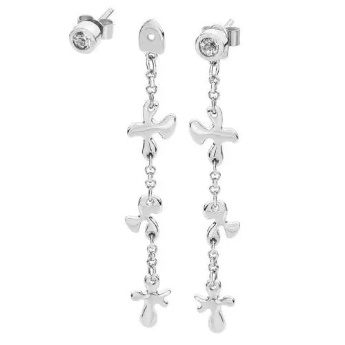 LUCY QUARTERMAINE Interchangeable Stud And Drop Earrings - Sterling Silver