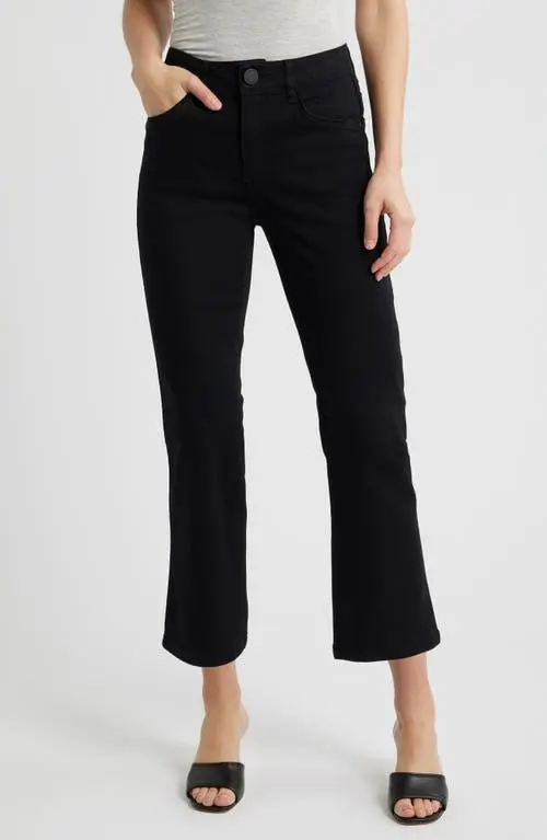 Wit & Wisdom Bennett High-waist Bootcut Ankle Jeans - Black