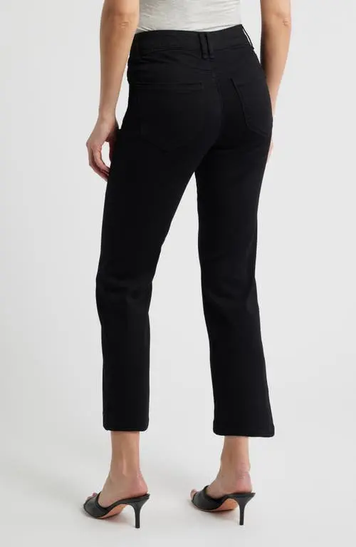 Wit & Wisdom Bennett High-waist Bootcut Ankle Jeans - Black